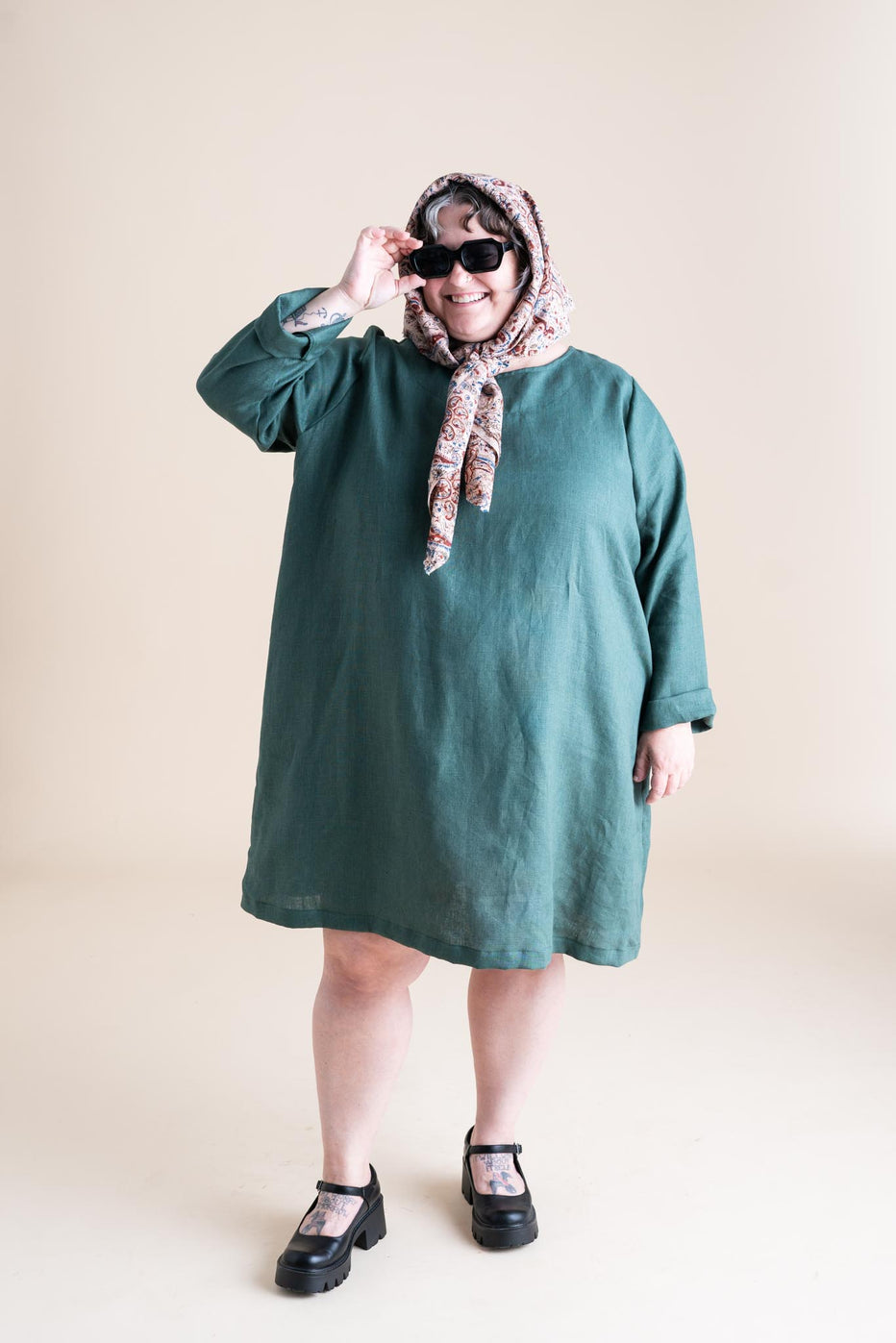 Garden Dress in Spruce – Conscious Clothing
