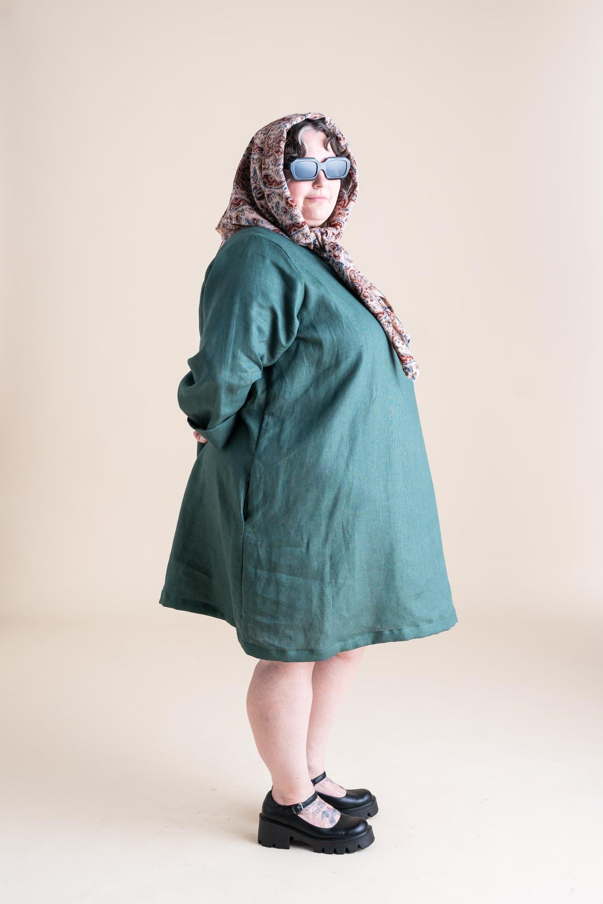 Garden Dress in Spruce – Conscious Clothing