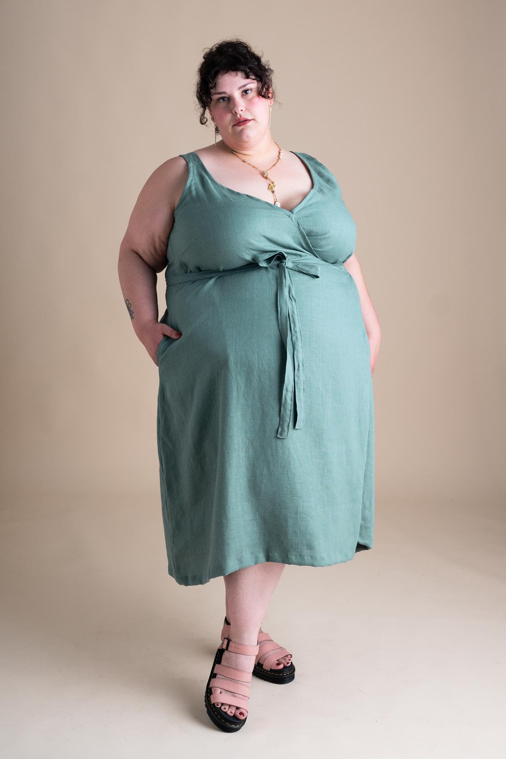 Rove Dress in Agave – Conscious Clothing