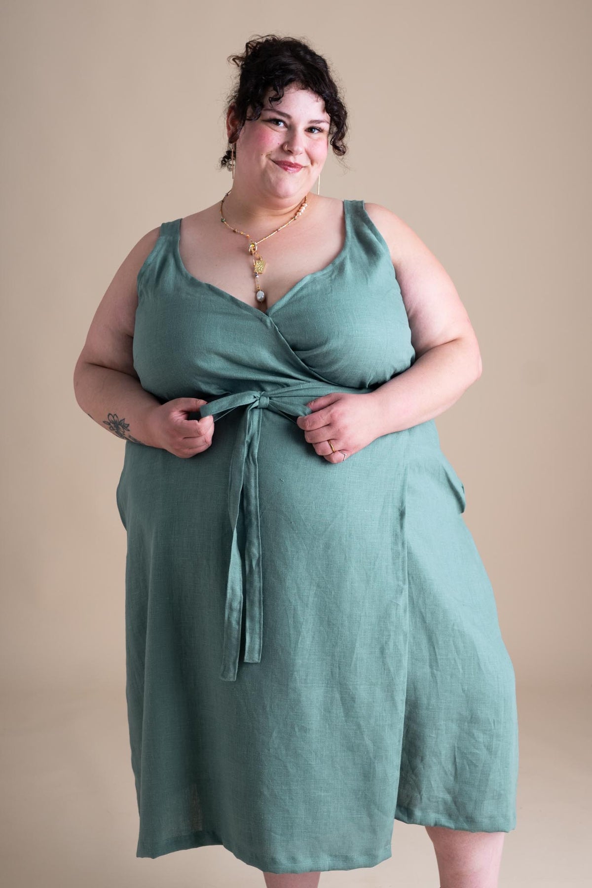 Rove Dress in Agave – Conscious Clothing