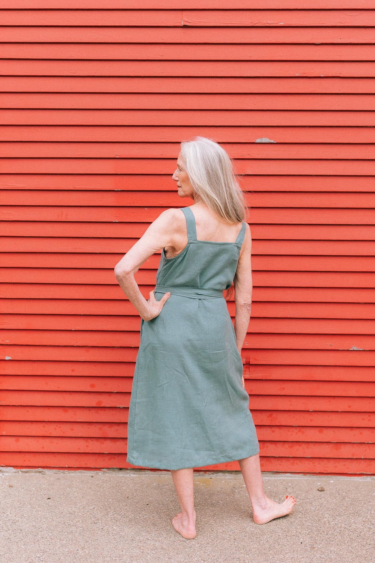 Rove Dress in Agave – Conscious Clothing
