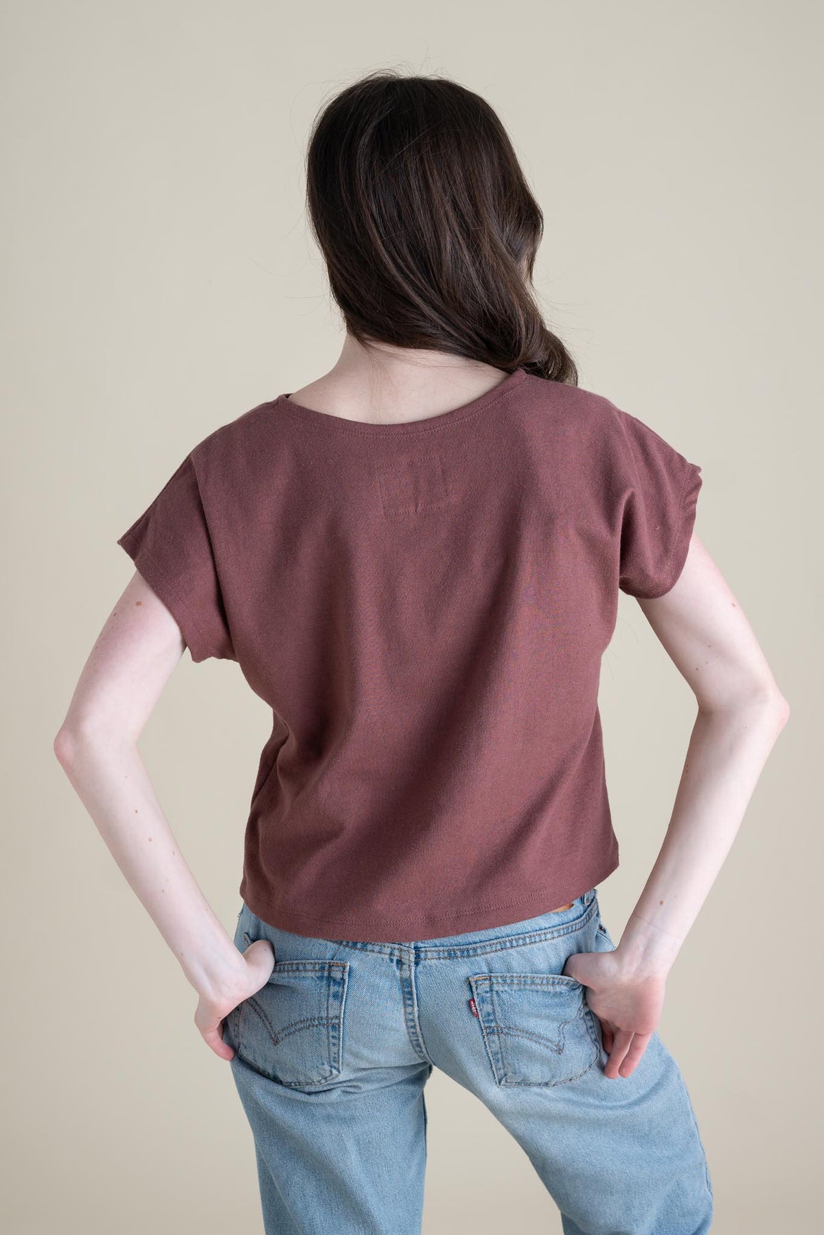 Saturday Tee in Russet – Conscious Clothing