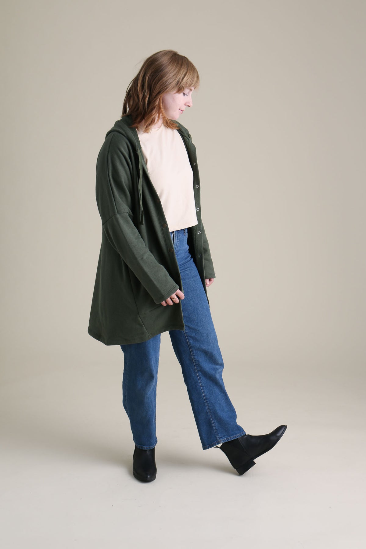 Cocoon Coat in Forest – Conscious Clothing