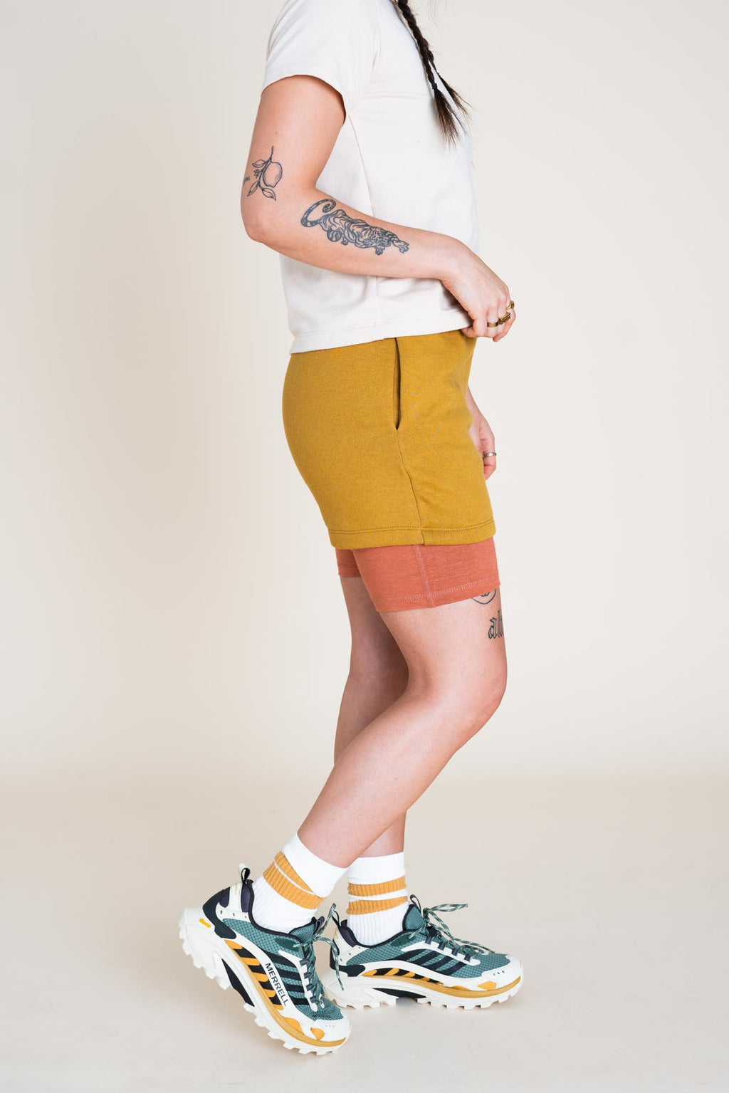 EveryBODY Shorts in Goldenrod – Conscious Clothing